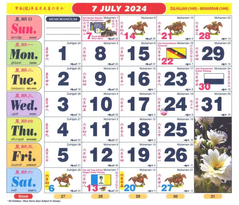 Kalendar 2024: Tarikh Cuti Umum dan Cuti Sekolah Malaysia - CutiSekolah ...